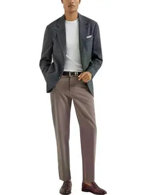 Brunello Cucinelli Five-Pocket Trousers Brown