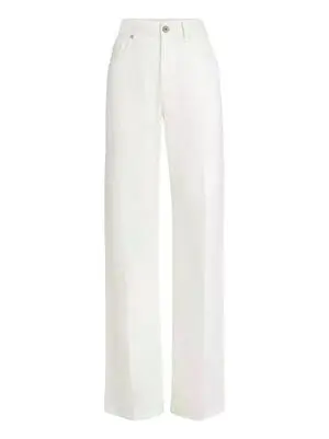 Brunello Cucinelli Monili Embellishment Trousers - White