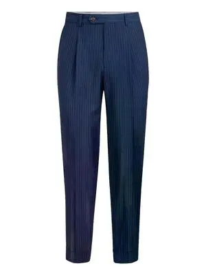 Brunello Cucinelli Pinstripe Trousers - Blue