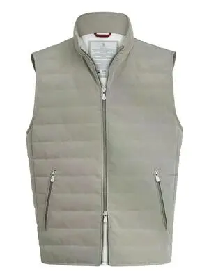 Brunello Cucinelli Padded Gilet - Green