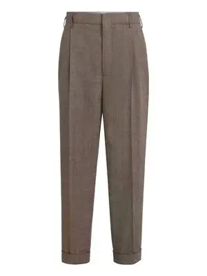 Brunello Cucinelli Pleated Trousers - Brown