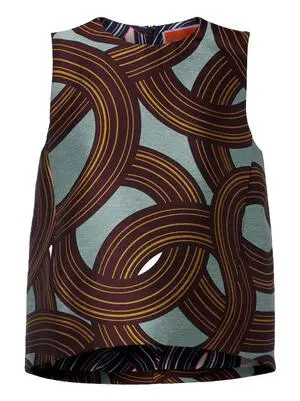La DoubleJ La Scala Jacquard Top - Multicoloured
