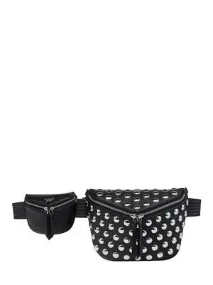 Mcm Diamant 3d Belt Bag - Black