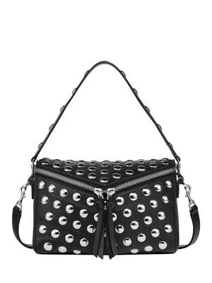 Mcm Diamant 3d Shoulder Bag - Black