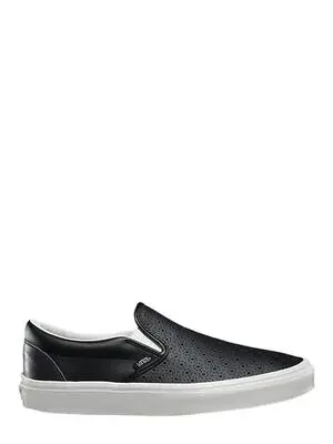 VANS Classic Slip-on Perforated Leather - Black