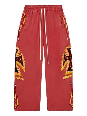 VALE FOREVER La Flare Sweats - Red