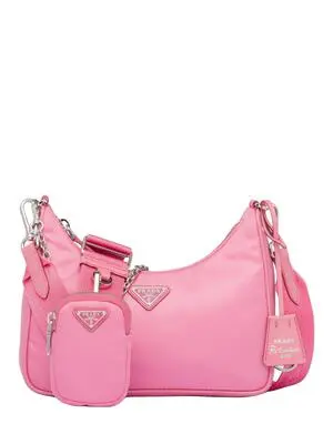 Prada Re-Edition 2005 Re-Nylon Bag Begonia Pink