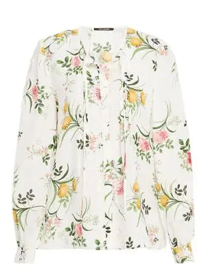 Kobi Halperin Ren Floral-print Blouse - White Multi