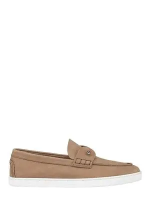 CHRISTIAN LOUBOUTIN Chambeliboat Nubuck Loafers - Lionnelin