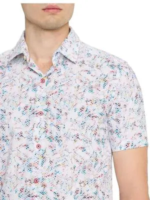 Robert Graham Apos;s Elgar Seersucker Short-sleeve Shirt - Multi