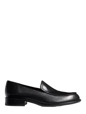Khaite Miles Leather Loafer - Black