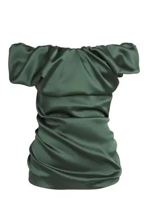 VIVIENNE WESTWOOD Satin Ginnie Top - Green