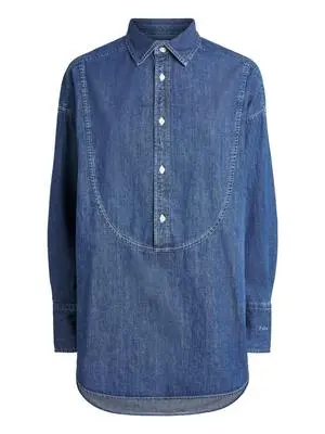 Polo Ralph Lauren Denim Half-placket Shirt - Blue
