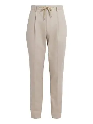 N.peal Cotton Twill Atrani Trousers - Ivory