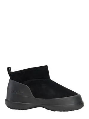 Moon Boot Luna Low Suede Boots - Black