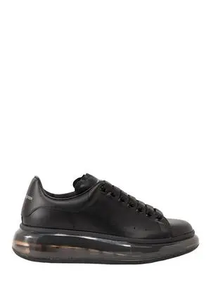 Alexander McQueen Oversized Clear Sole Sneakers - Black