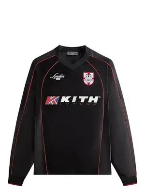 Kith London Long Sleeve Agu Soccer Jersey - Black