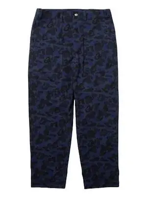 A BATHING APE X Kazuki Kuraishi Pixelate Camo Tactical Pants - Navy Blue