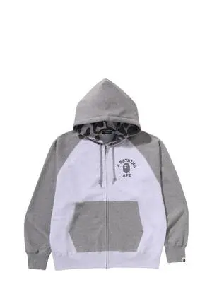 A BATHING APE Relaxed Fit Zip Hoodie - Gray