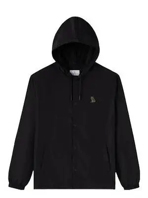 OVO Hooded Coaches Jacket - Black