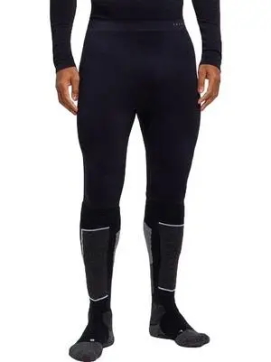 Falke Maximum Warm Sustainable 3/4 Base Layer Bottom - Black