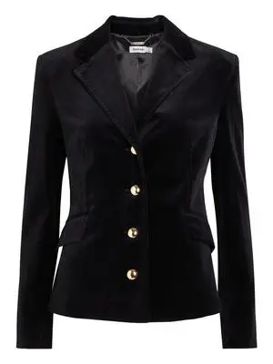Simkhai Trueman Velvet Jacket - Black