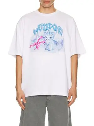 We11Done Watercolor Monster T-shirt - White