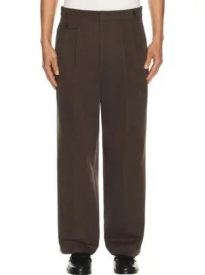 LE17SEPTEMBRE Two Tuck Trousers - Brown