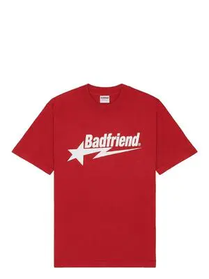 BADFRIEND Star Logo Tee - Red