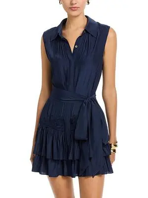 Ramy Brook Edelina Mini Dress - Navy