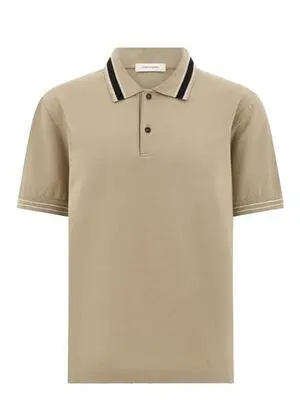 FERRAGAMO Short Sleeve Polo Shirt - Stripe