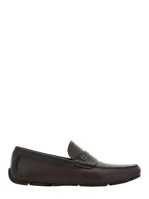 FERRAGAMO Timothy Leather Penny Loafers - T. Moro