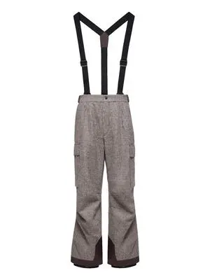 Moncler Wool Ski Bib - Grey