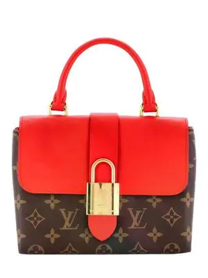 LOUIS VUITTON Locky Bb Satchel Monogram Canvas With Leather - Brown