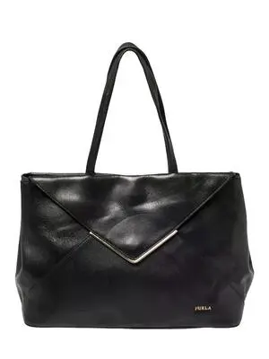 Furla Leather Tote - Black