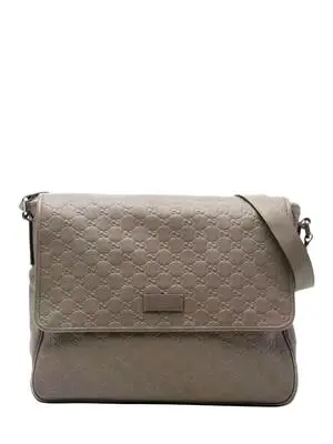 Gucci Ssima Crossbody Bag - Brown