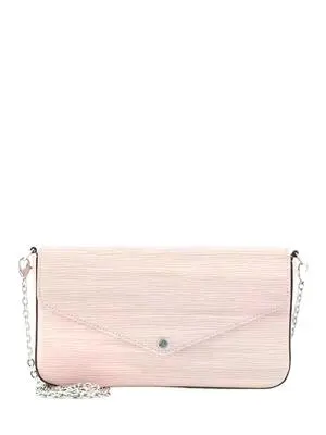 LOUIS VUITTON Felicie Pochette Epi Leather Crossbody Bag - Pink