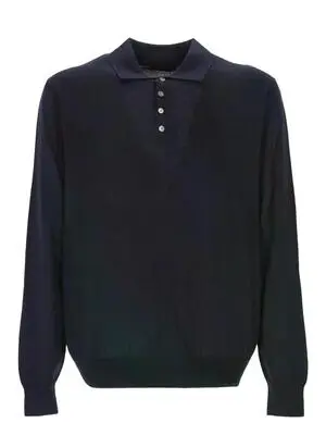 OUTFIT Buttoned Polo Shirt - Blue