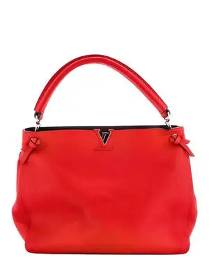 LOUIS VUITTON Tournon Leather Hobo Bag - Red