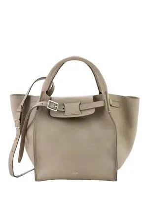 CELINE Grained Calfskin Small Satchel