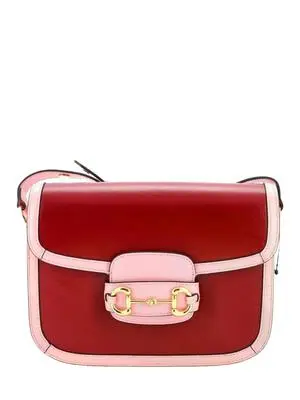 Gucci Horsebit 1955 Small Shoulder Bag - Red