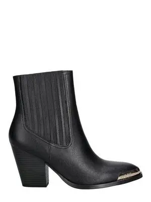Versace 85mm Pointed-toe Boots With Logo Detail - Black