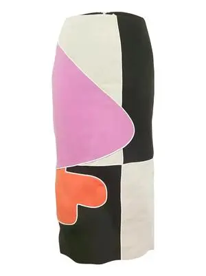ROKSANDA Colour-block Pencil Skirt - Neutrals