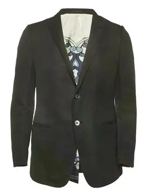 Gucci Gabardine Tailored Blazer - Black