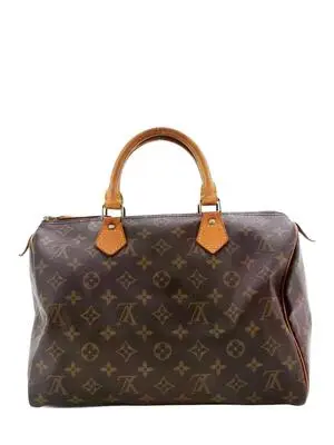 LOUIS VUITTON Speedy 30 Monogram Handbag - Brown