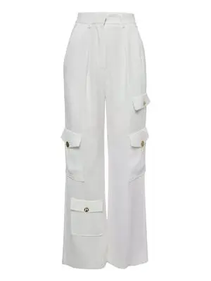 ELISABETTA FRANCHI High-Waist Cargo Pants
