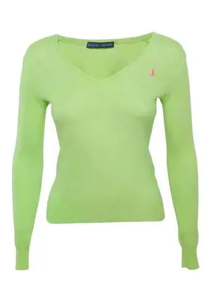Polo Ralph Lauren Cashmere V-neck Sweater - Green