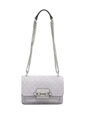Michael Kors Monogram Flap Cross Body Bag - Purple