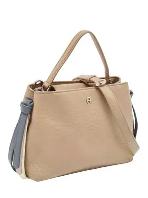 AIGNER Leather Tote Bag - Neutrals