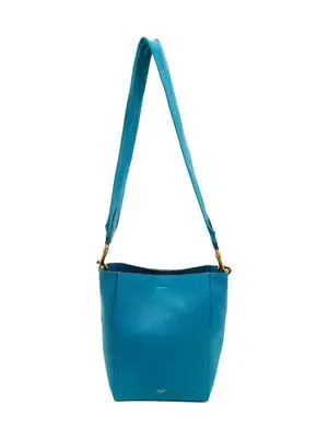 Celine Small Seau Sangle Bucket Bag - Blue